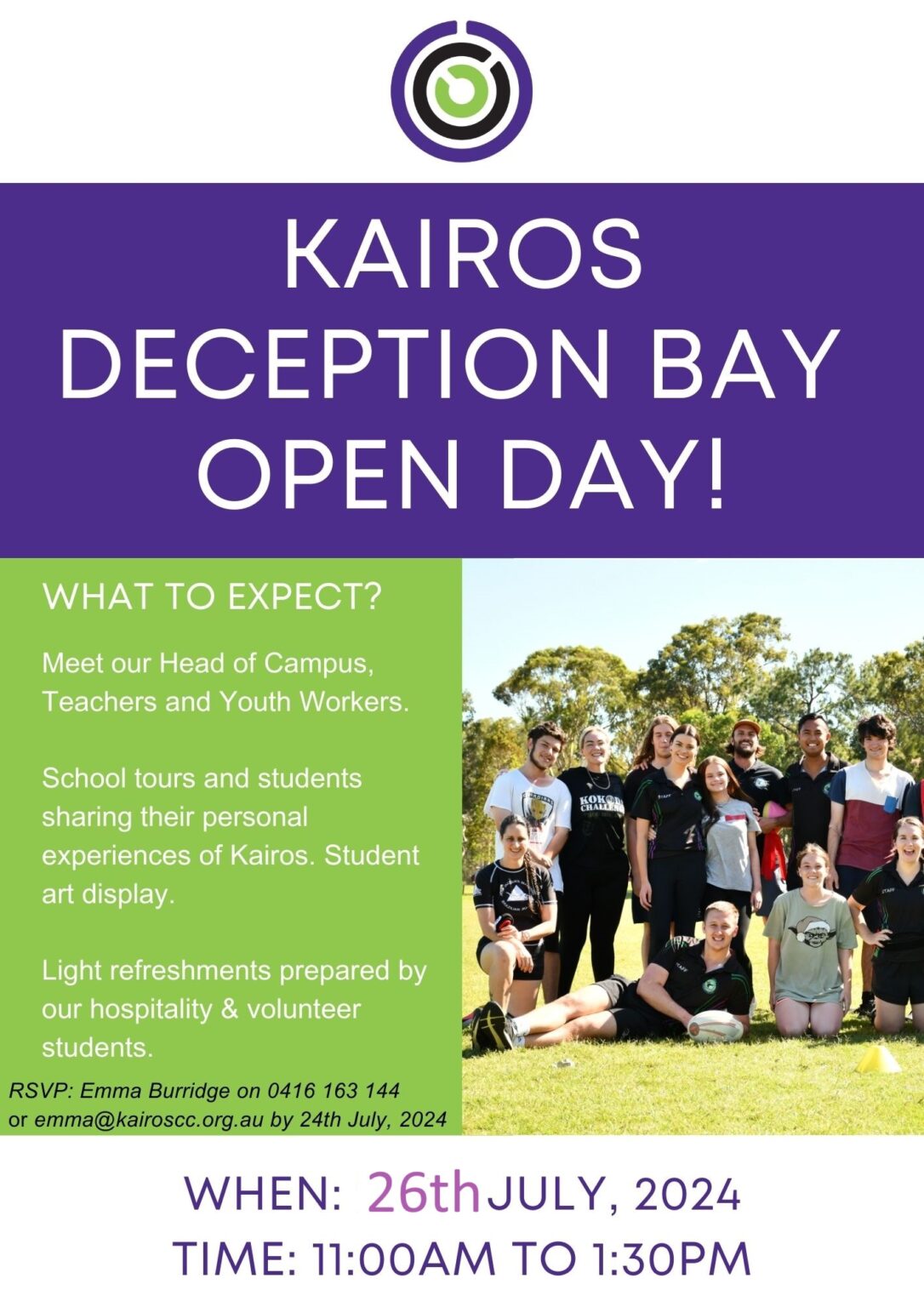 Deception Bay Campus Open Day 2024 - Kairos Community College